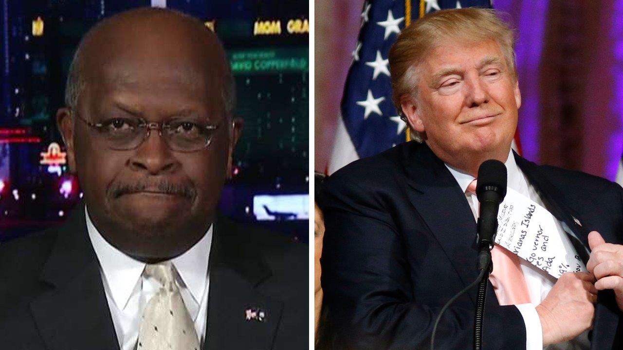 Herman Cain on Donald Trump vs. the GOP establishment | Fox News Video Herman Cain on Donald Trump vs. the GOP establishment | Fox News Video