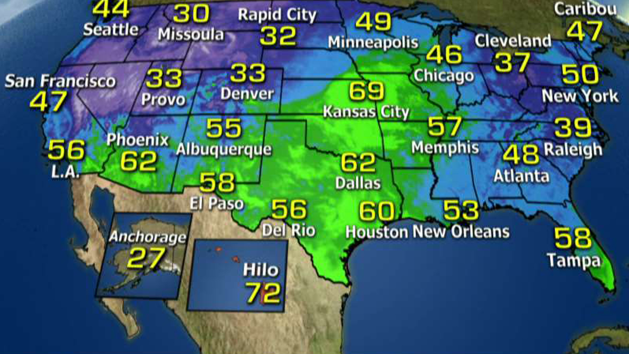 National Forecast For Thursday November 17 Fox News Video National Forecast For Thursday November 17 Fox News Video