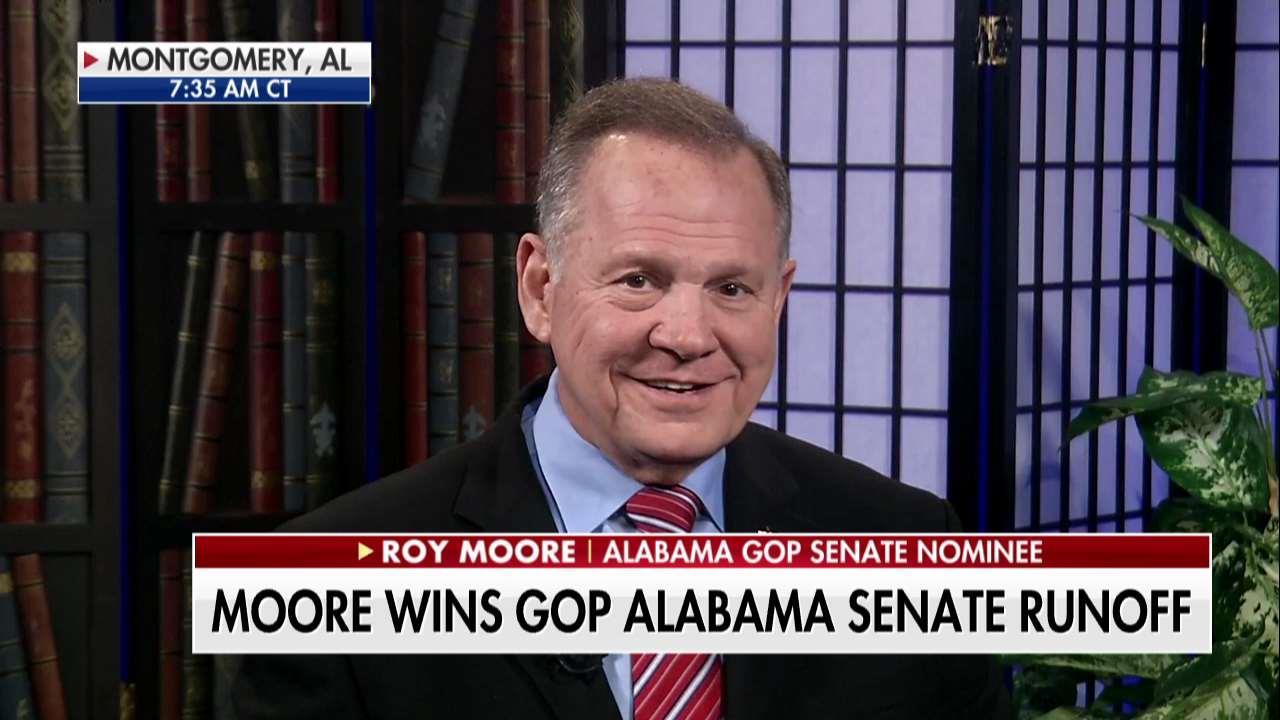 Roy Moore On His Win In Alabama Primary Runoff Getting Trumps Backing