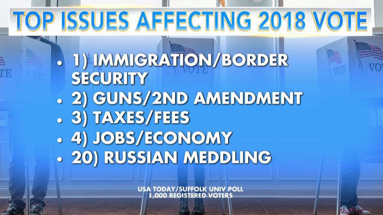 Poll Voters Say Immigration Top Issue Affecting 2018 Vote Fox News Video