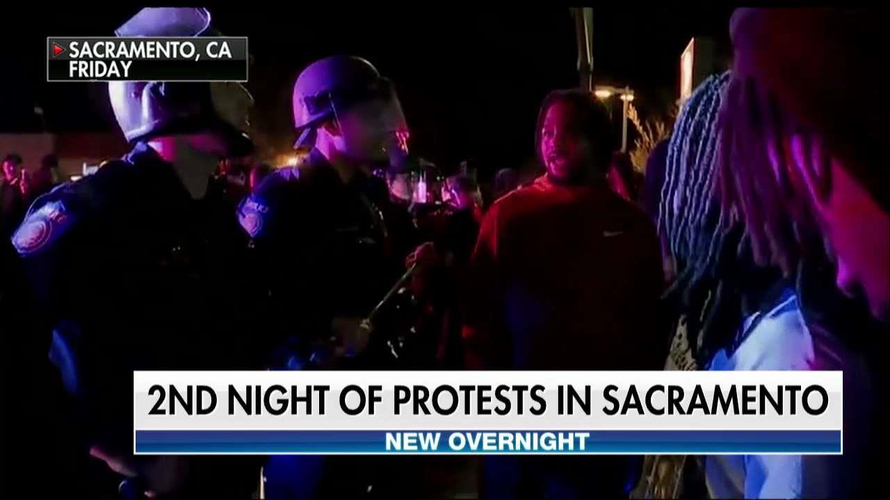 Sacramento Protests Unarmed Black Man Shooting Fox News Video