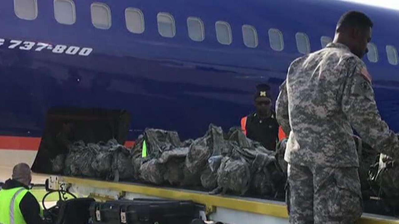 Additional US troops head to the southern border | Fox News Video