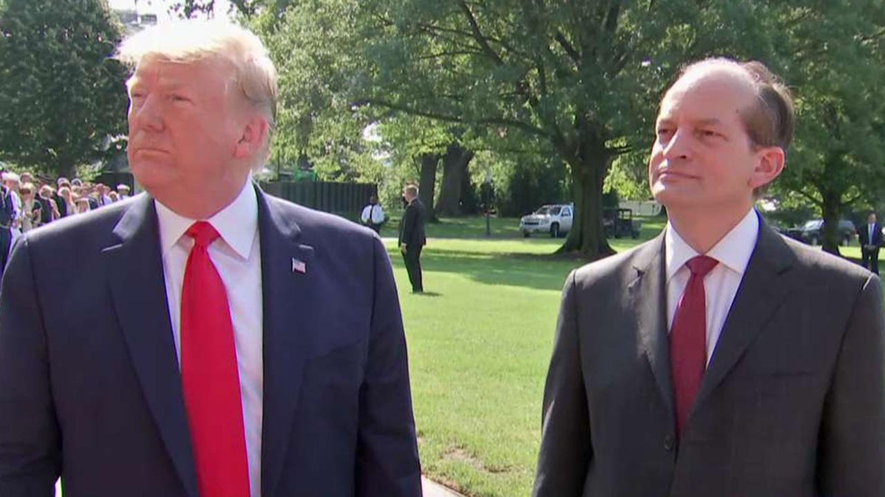 He Doesnt Have To Do This Trump Stands Behind Acosta After
