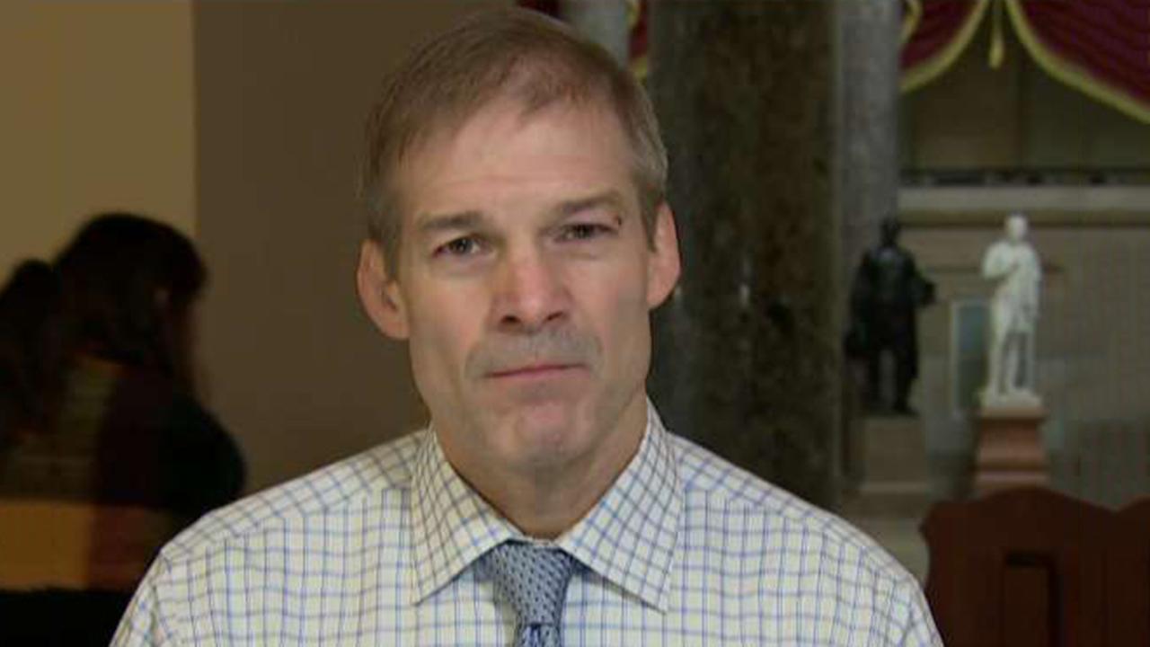 Rep Jim Jordan Blasts Impeachment Inquiry Facts Are On President