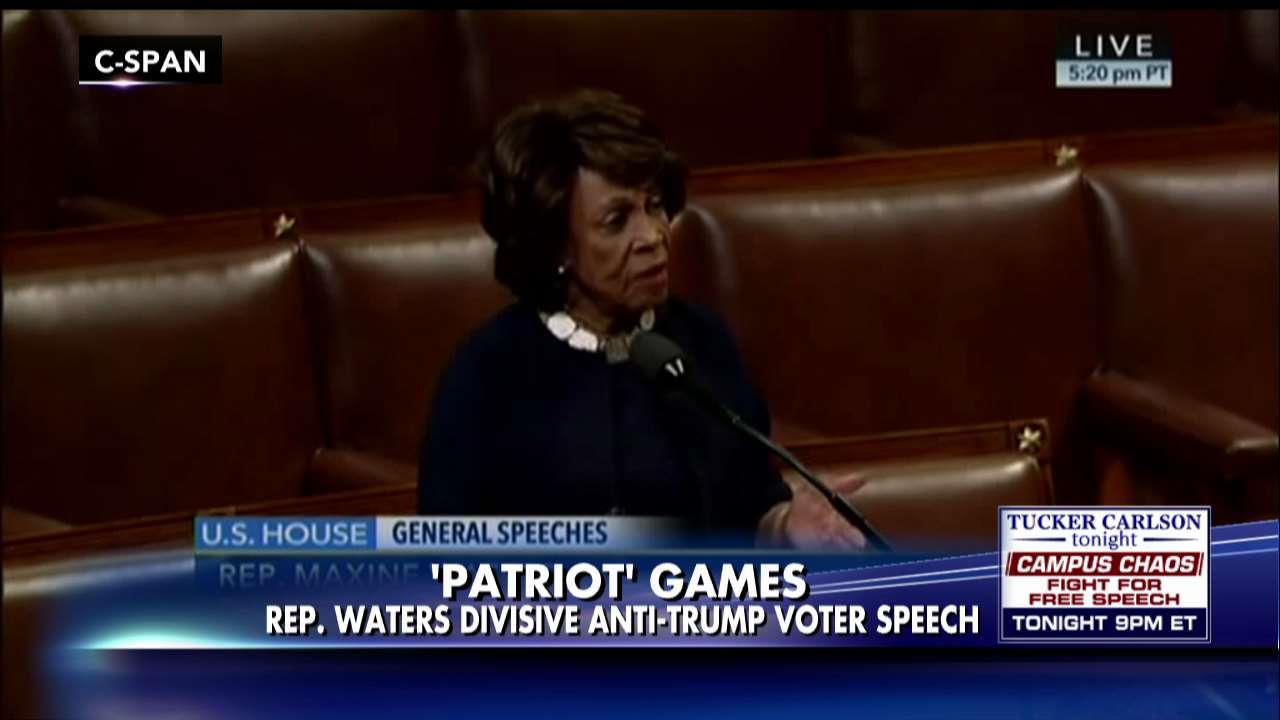 Rep. Waters gives anti-Trump voter speech | Fox News Video
