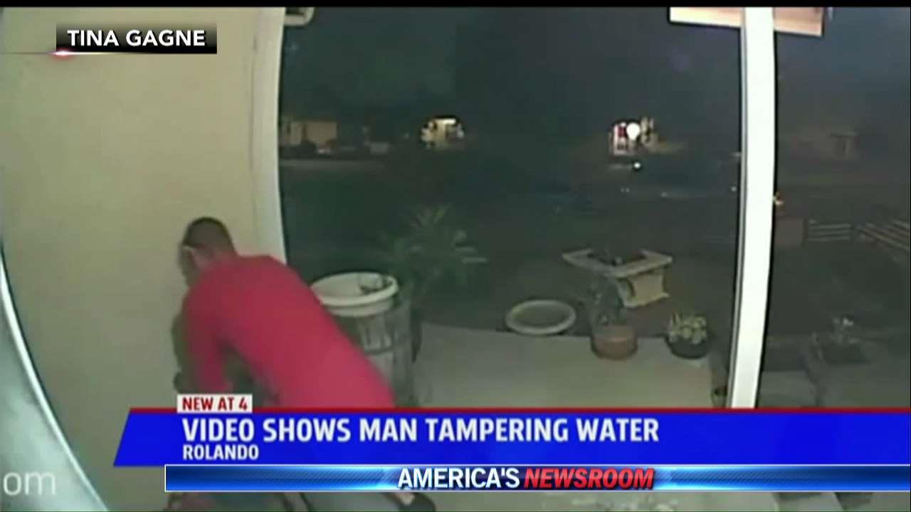 Caught on camera: family's water jugs poisoned | Fox News Video