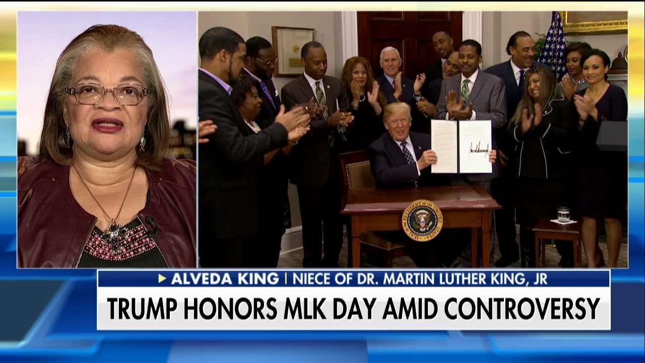 Alveda King Reacts to Trump Being Called a Racist | Fox News Video