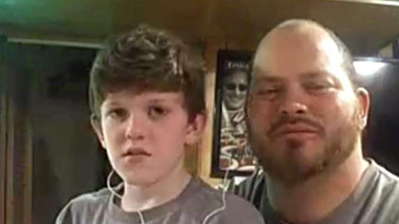 Father makes son run to school for bullying kids on bus | Fox News Video