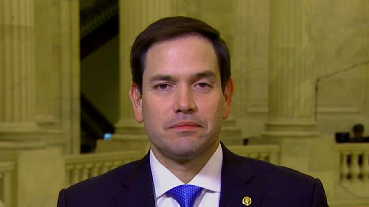 Rubio: A wall isn't to keep people out, a wall is to funnel traffic to ...