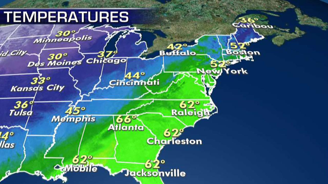 National forecast for Friday, March 15 | Fox News Video
