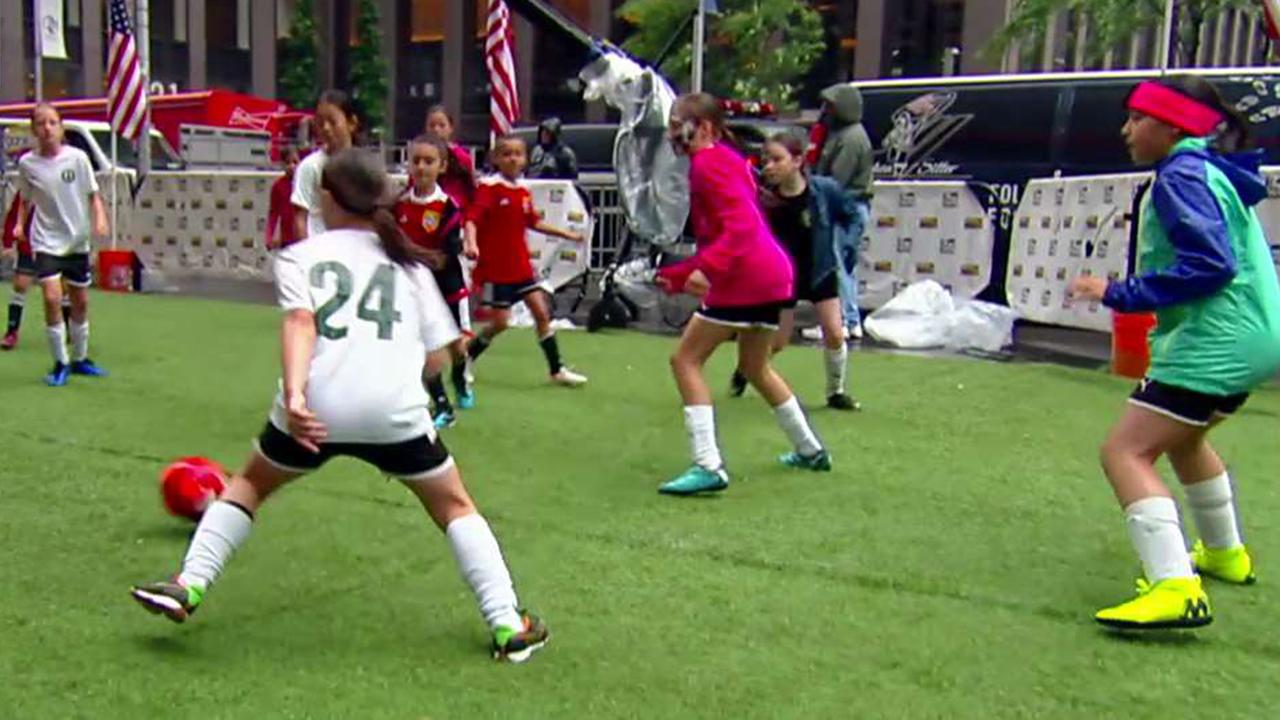 Manhattan Soccer Club kicks off the Women's World Cup on 'Fox & Friends ...