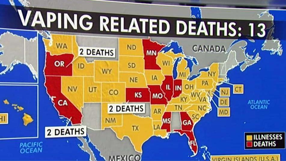 At least 13 people have died due to vaping related illnesses | Fox News ...