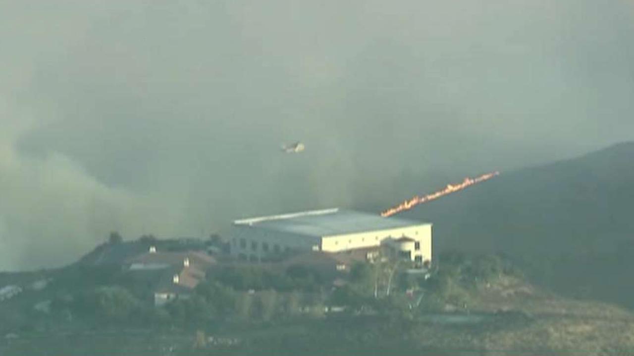 Reagan library spokesperson insists site is safe after wildfire forces ...