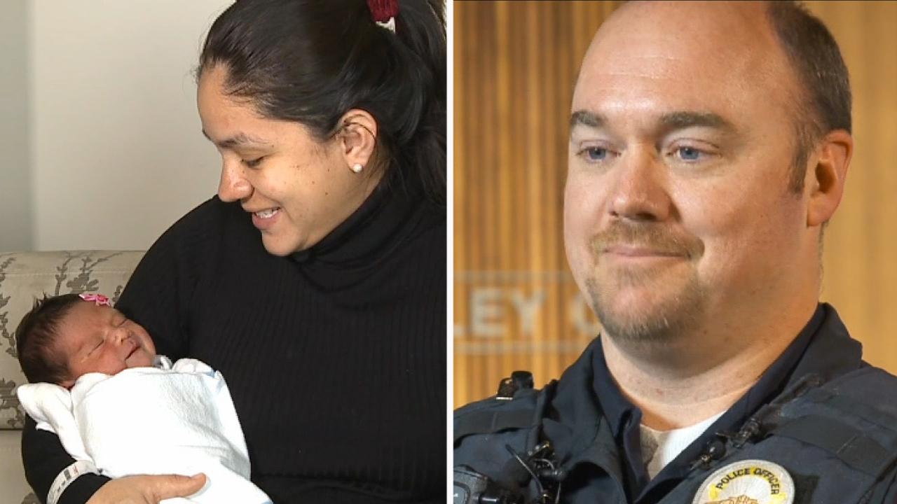 Utah police officer helps deliver baby on side of the road | Fox News Video